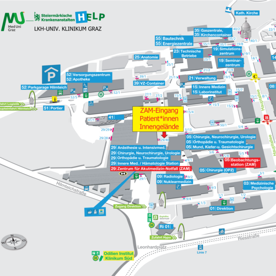Die Notaufnahmen am Uniklinikum sind ab sofort „ZAM“! - LKH-Univ. Klinikum Graz